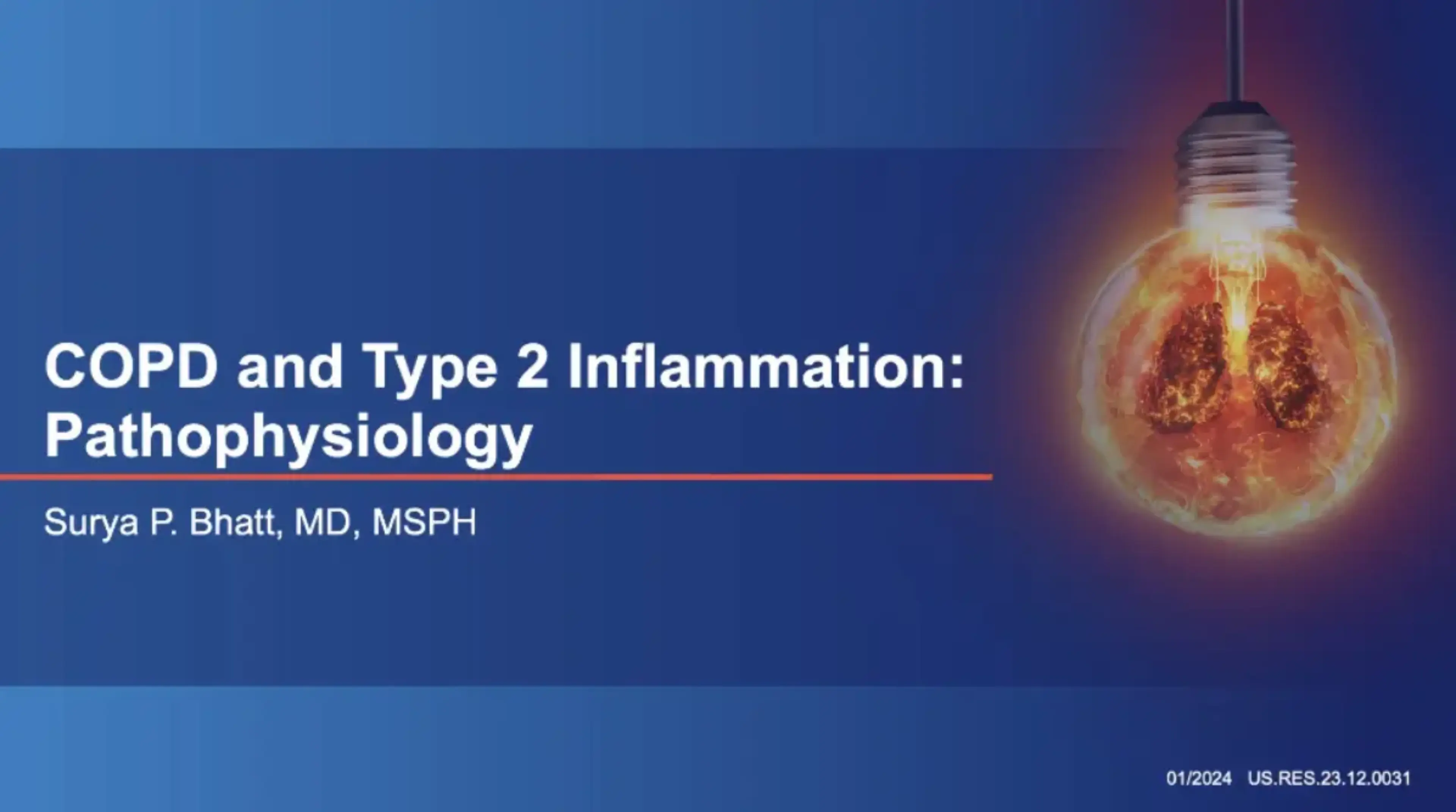 Expert Talks Type 2 Inflammation in COPD | Campus Sanofi
